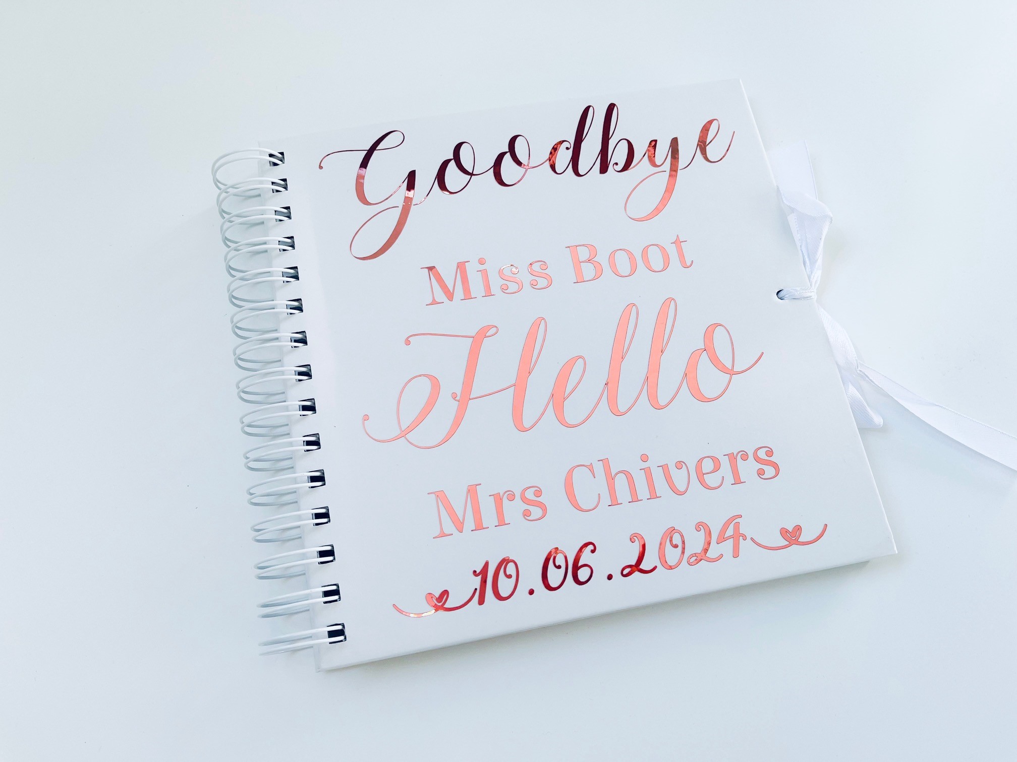 Personalised Hen Party Book | Custom Keepsake for Bride & Bridal Squad UK