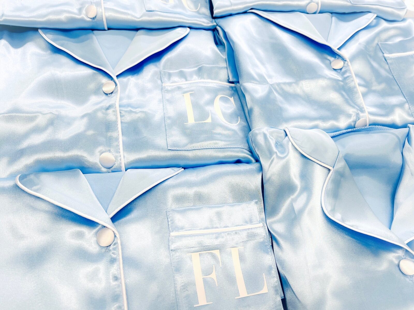 Personalised Satin Bridal Pyjamas | Custom Wedding PJs